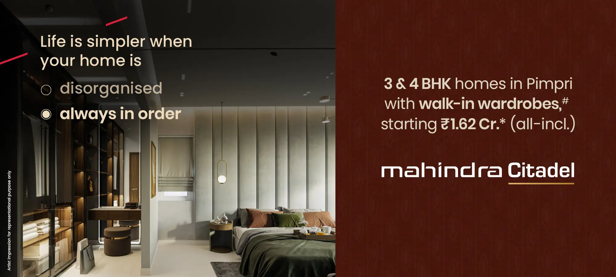 Book 1,2,3,4 BHK Luxury Homes in Pimpri, Pune - Mahindracitadel